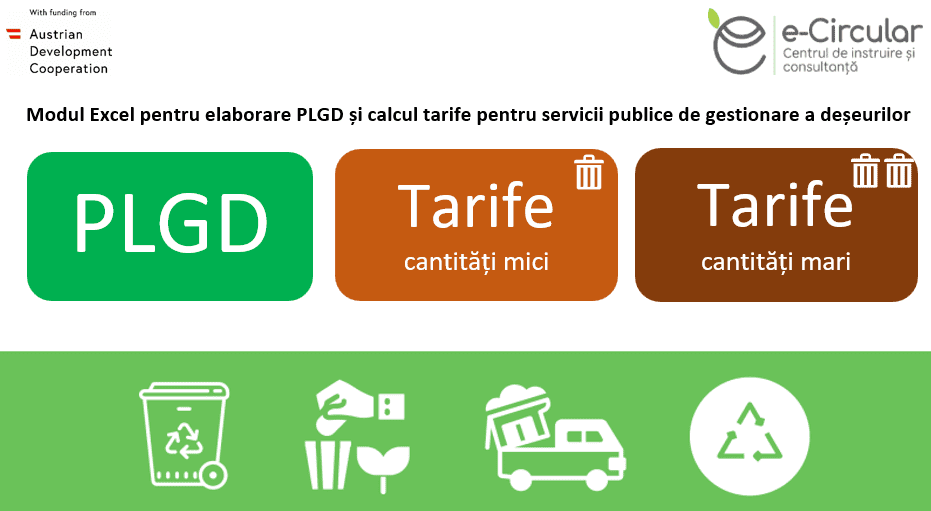 Excel PLGD și tarife | e-Circular